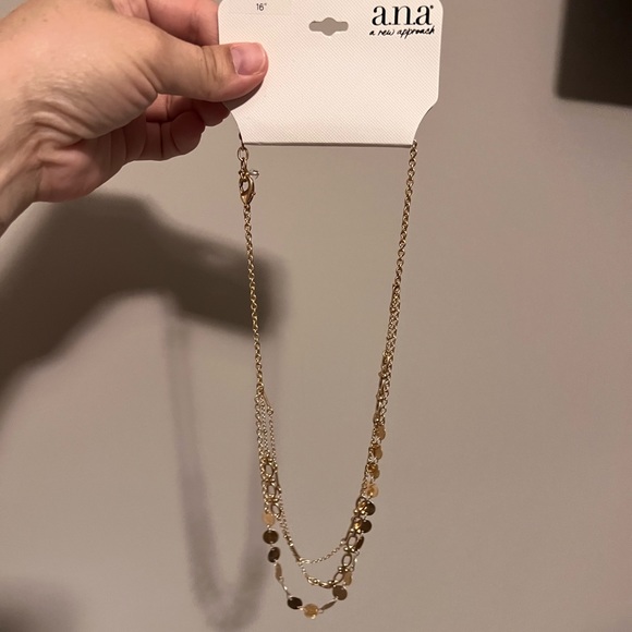 a.n.a | Jewelry | Ana Gold Necklace | Poshmark